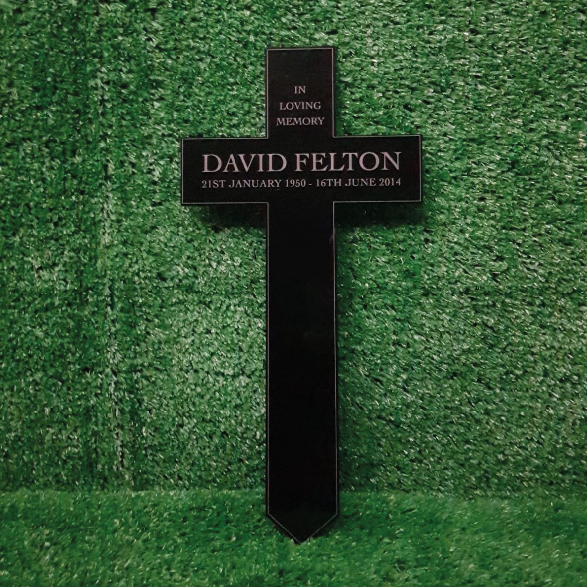 Acrylic Cross - MK Grave Vases